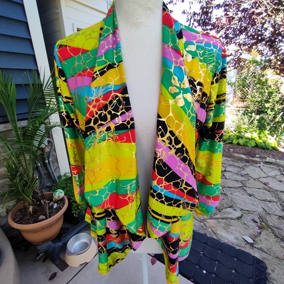 Sweaters | Silky Flowy Colorful Layering Cardigan | Poshmark